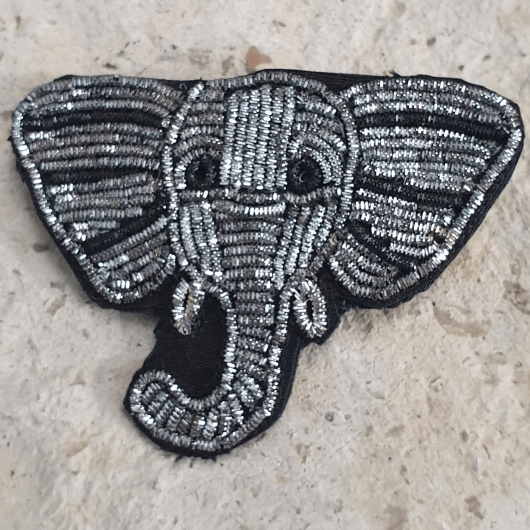 Nelson, Elephant Brooch, handmade in wire bullion. – Where The Wilde ...